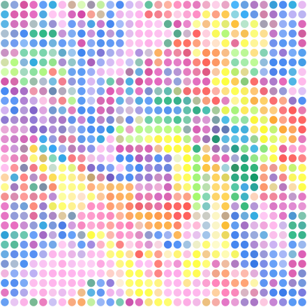 Rainbow Dot Pattern Clip Art Image - ClipSafari