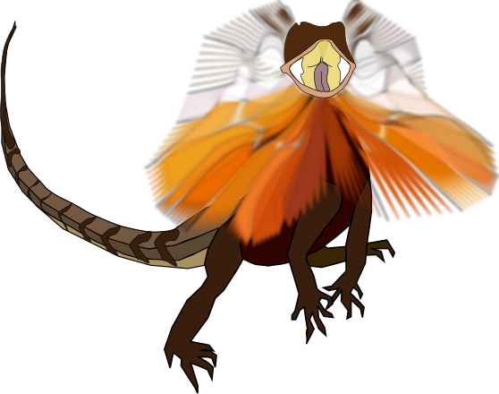 Screaming Lizard Clip Art Image - ClipSafari