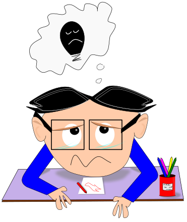 Person trying to remember something Clip Art Image - ClipSafari