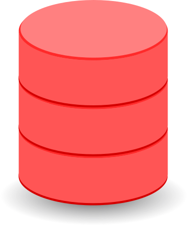 Red Database Clip Art Image - ClipSafari