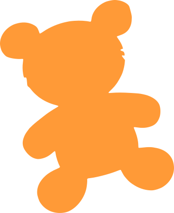 Orange Teddy Bear Clip Art Image - ClipSafari