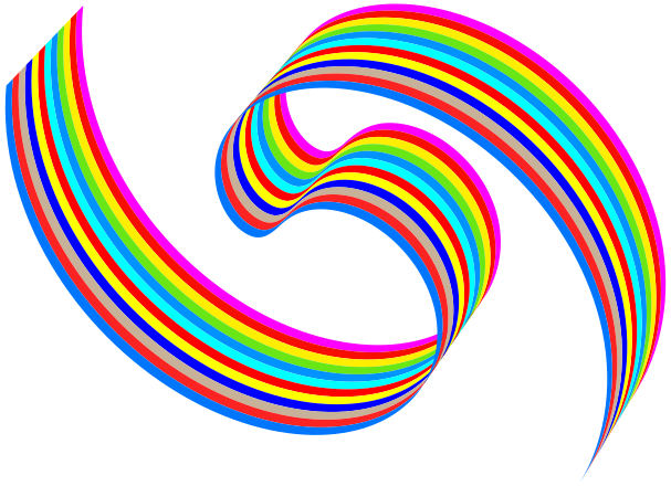 Rainbow Swirl Clip Art Image - ClipSafari