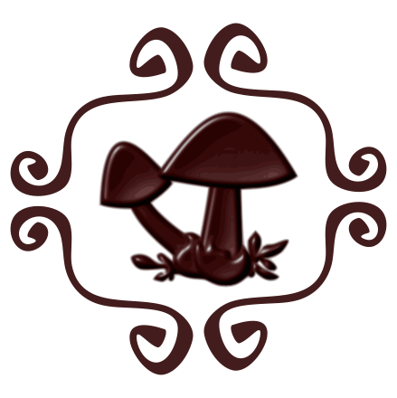 Mushroom with frame Clip Art Image - ClipSafari