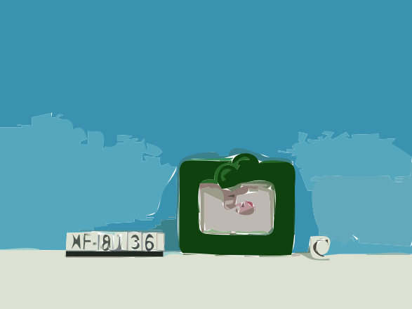 A Fake TV Screen with a Pink Face Clip Art Image - ClipSafari