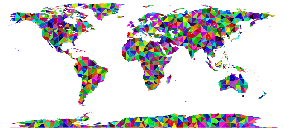 Colorful World Map Clip Art Image - ClipSafari