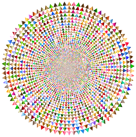 Colorful Triangle Pattern Clip Art Image - ClipSafari