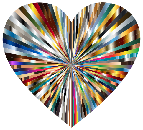 Colorburst Heart Clip Art Image - ClipSafari