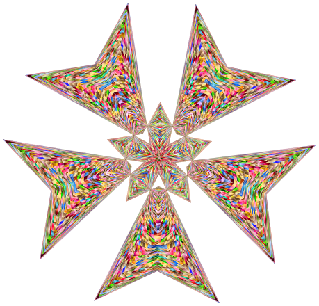 Colorful Star Pattern Clip Art Image - ClipSafari