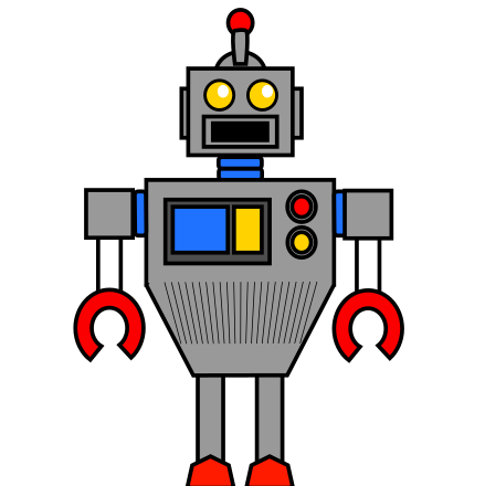 Red Robot Clip Art Image - ClipSafari