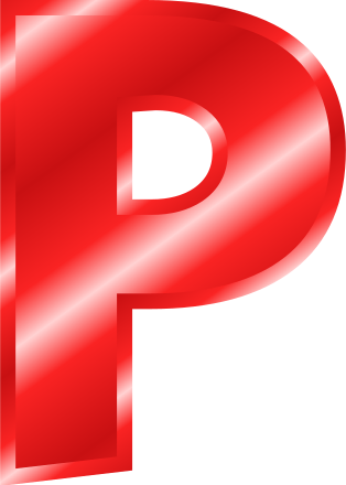 Red Letter P Clip Art Image - ClipSafari