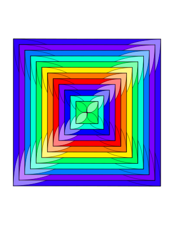 Rainbow Square Clip Art Image - ClipSafari