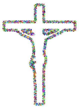 Cross with hearts Clip Art Image - ClipSafari