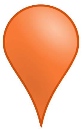 Orange Map Pin Clip Art Image - ClipSafari