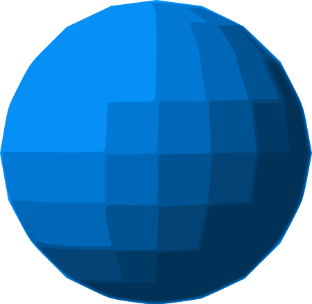 Blue Sphere Clip Art Image - ClipSafari