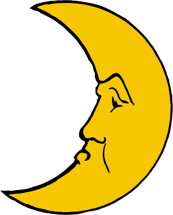 Man In The Moon Clip Art Image - ClipSafari