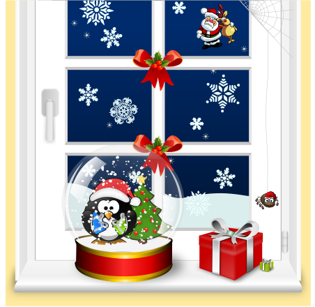 Penguin Snow Globe Clip Art Image - ClipSafari