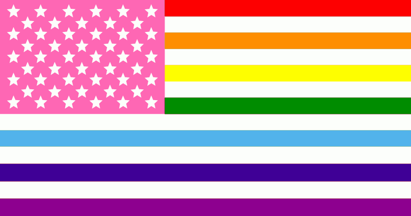 Rainbow Flag Clip Art Image - ClipSafari