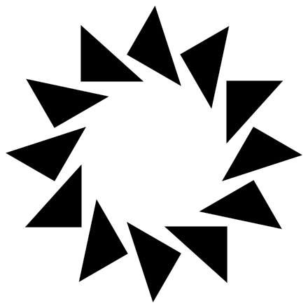 Black and White Geometric Shape Clip Art Image - ClipSafari