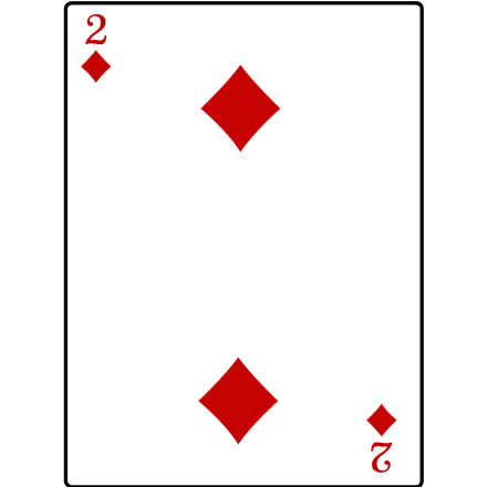 2 of Diamonds Clip Art Image - ClipSafari