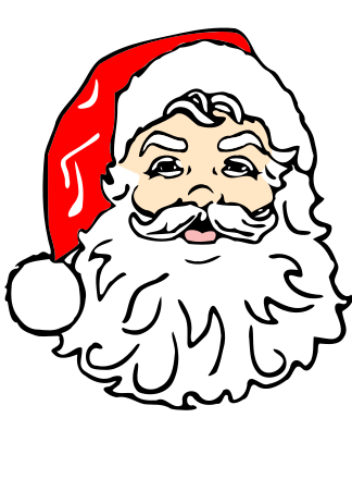 Santa Face Clip Art Image - ClipSafari