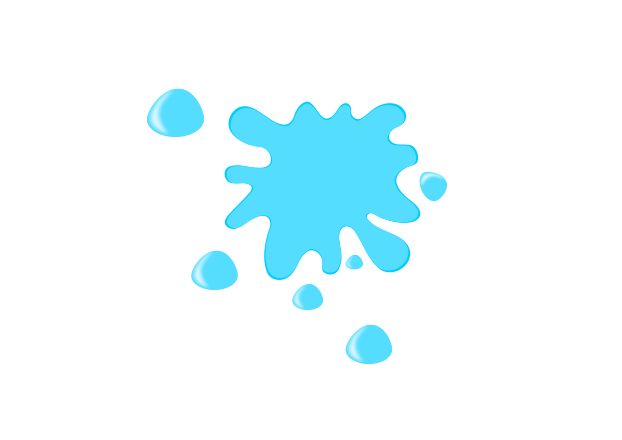 Blue Splat Clip Art Image - ClipSafari