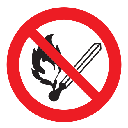No Open Fire or Smoke Clip Art Image - ClipSafari