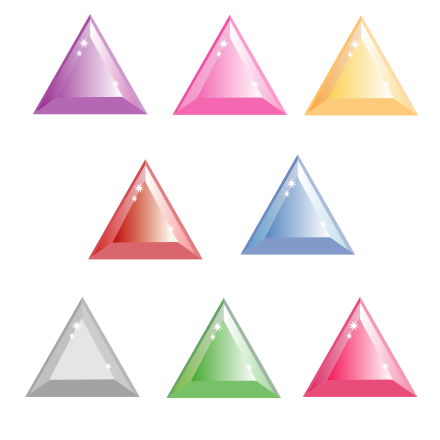 Triangle Set Clip Art Image - ClipSafari