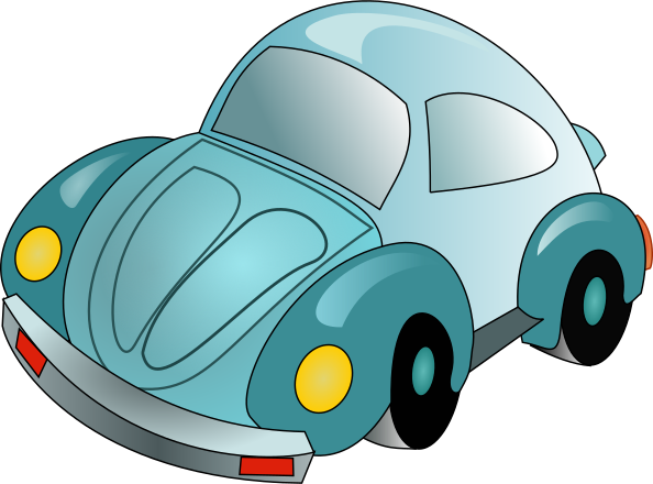 Blue Cartoon Car Clip Art Image - ClipSafari