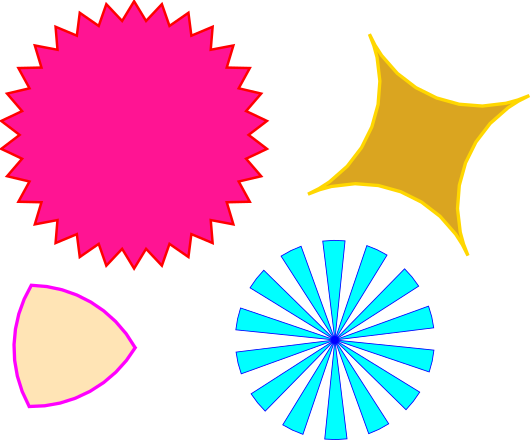 Four Shapes Clip Art Image - ClipSafari