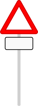 Red Triangle Sign Clip Art Image - ClipSafari