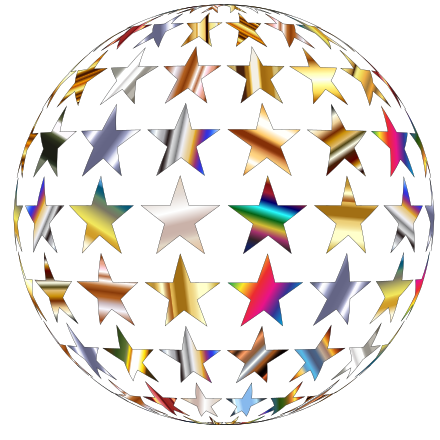 Colorful Star Sphere Clip Art Image - ClipSafari