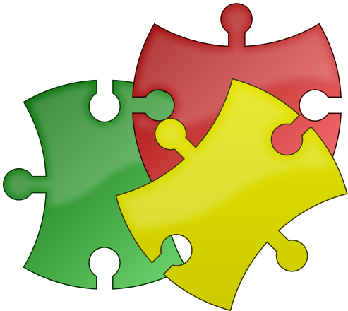 Three Puzzle Pieces Clip Art Image - ClipSafari