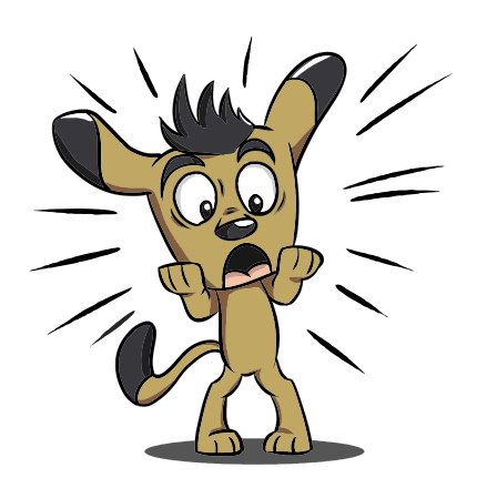 Shocked Dog Clip Art Image - ClipSafari