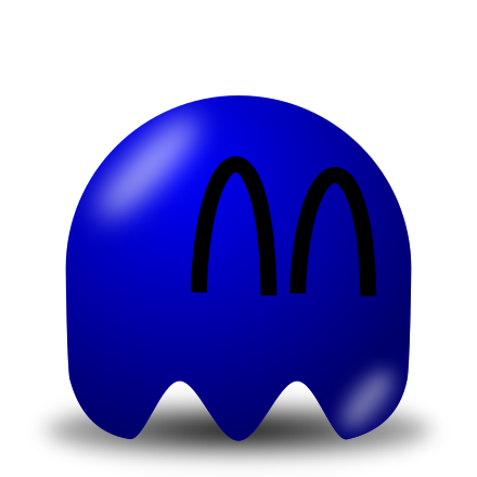 Blue Pacman Clip Art Image - ClipSafari