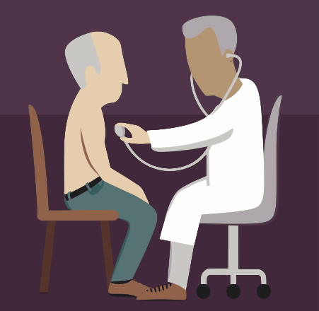 Doctor Checking Patient Clip Art Image - ClipSafari