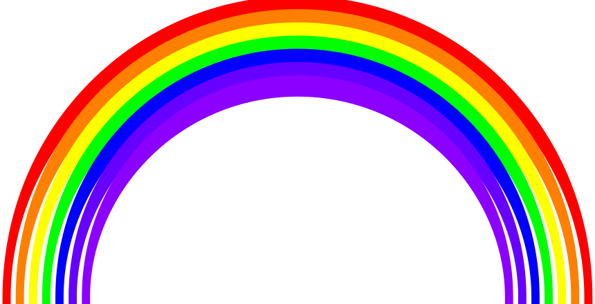 Rainbow Circle Clip Art Image - ClipSafari