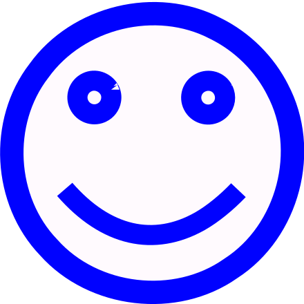 Blue Smiley Face Clip Art Image - ClipSafari