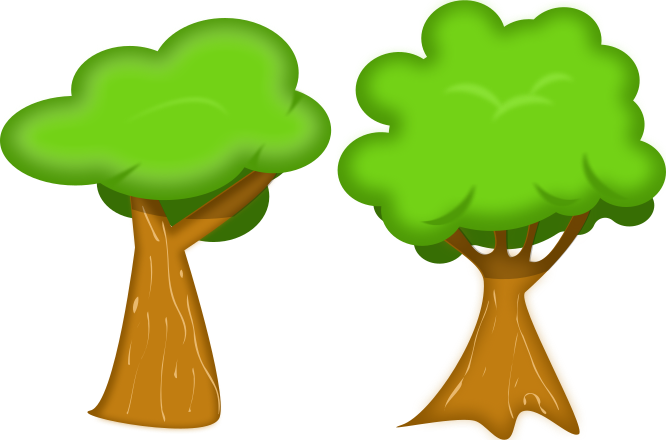 Two Trees Clip Art Image - ClipSafari