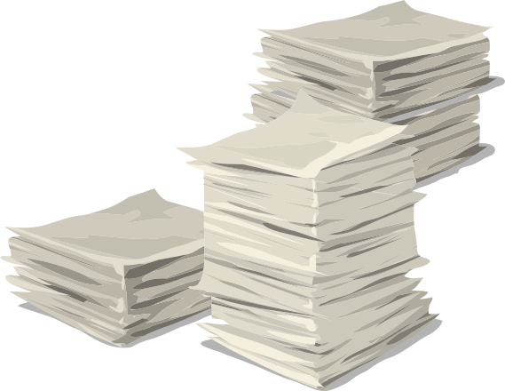 Stack of Papers Clip Art Image - ClipSafari