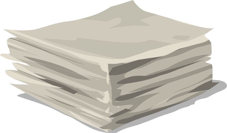 Stack of Papers Clip Art Image - ClipSafari