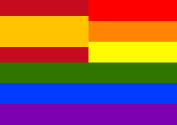 Rainbow Flag Clip Art Image - ClipSafari
