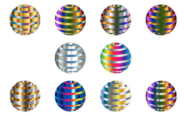 Colorful Spheres Clip Art Image - ClipSafari