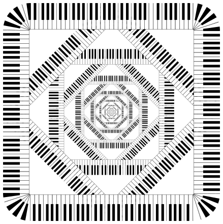 Piano Keys Pattern Clip Art Image - ClipSafari