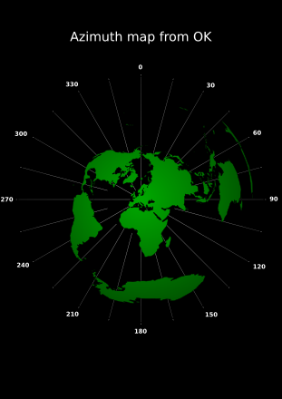 Azimuth Map Clip Art Image - ClipSafari
