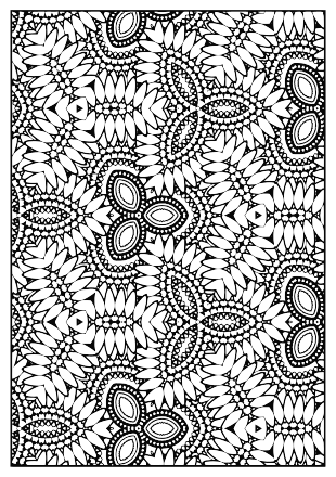 Abstract Floral Pattern Clip Art Image - ClipSafari