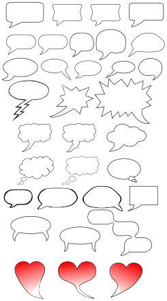 Speech Bubble Pack Clip Art Image - ClipSafari