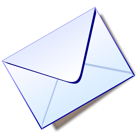 Blue Envelope Clip Art Image - ClipSafari