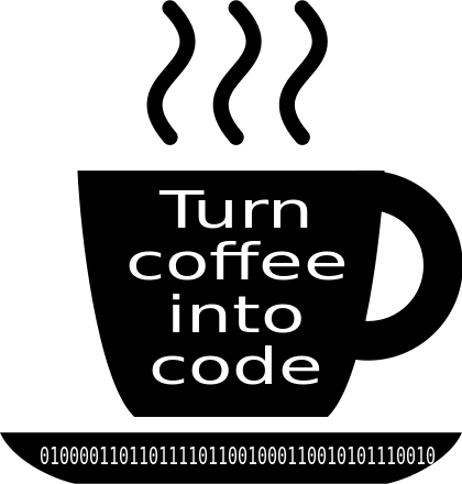 Turn Coffee Into Code Clip Art Image - ClipSafari
