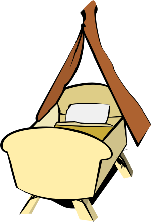 Cradle Drawing Clip Art Image - ClipSafari
