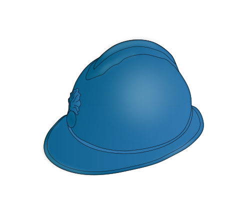 Blue Helmet Clip Art Image - ClipSafari